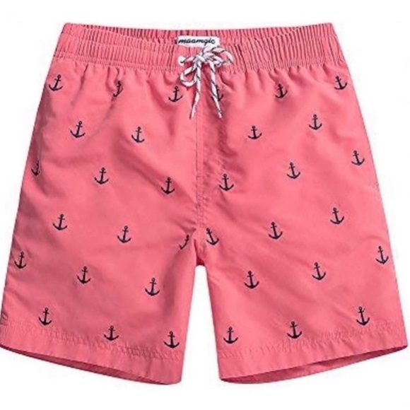 Maamgic | Swim | Anchor Mesh Lined Swimsuit Trunks By Maamgic Mens ...